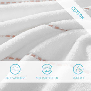 Tommy Bahama Home Tommy Bahama Ridley Solid Cotton Blue 3 Piece Towel Set & Reviews | Wayfair